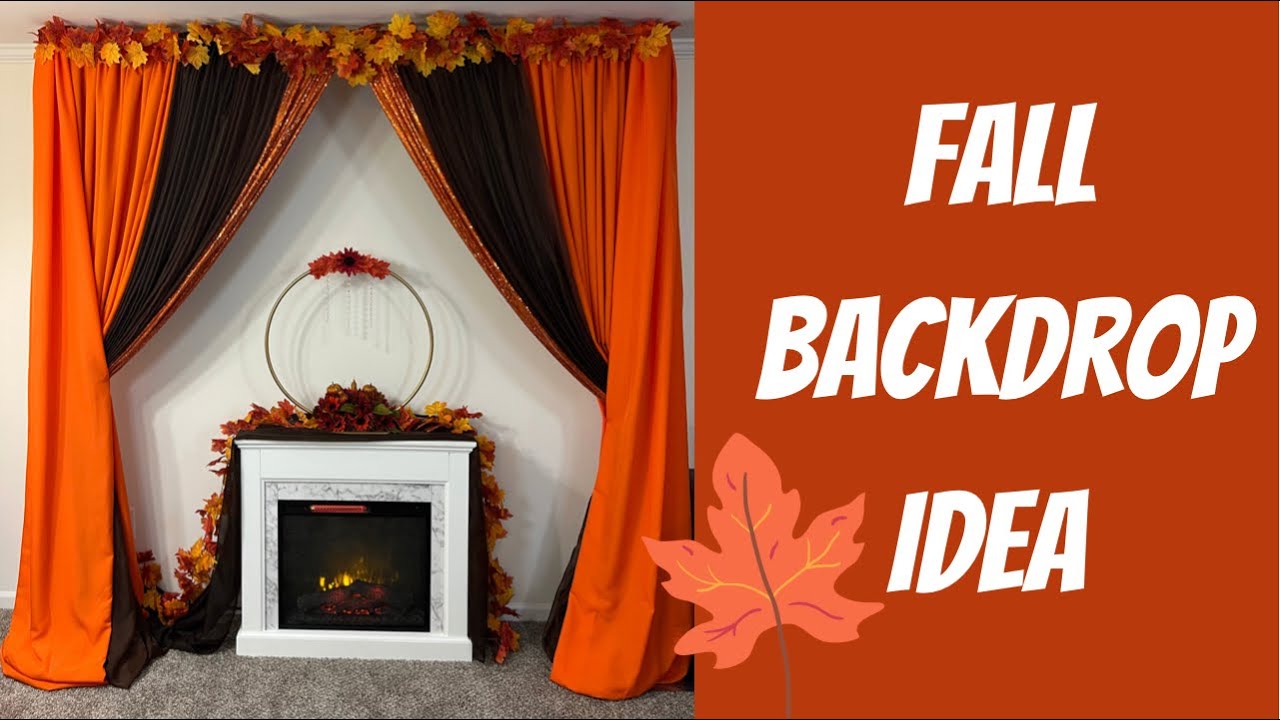 Fall/Autumn Backdrop Decoration Ideas | DIY Backdrop | Fall Wedding ...