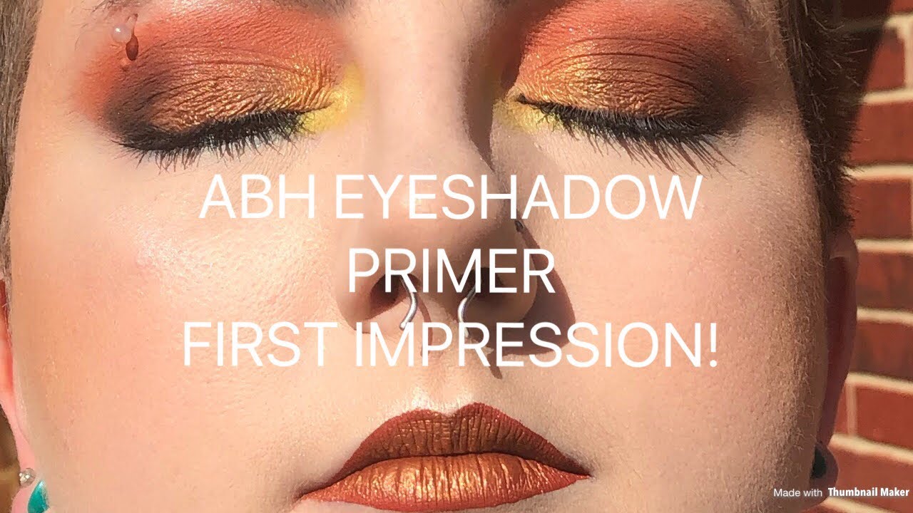 ABH eye primer | First Impressions | prism palette - YouTube