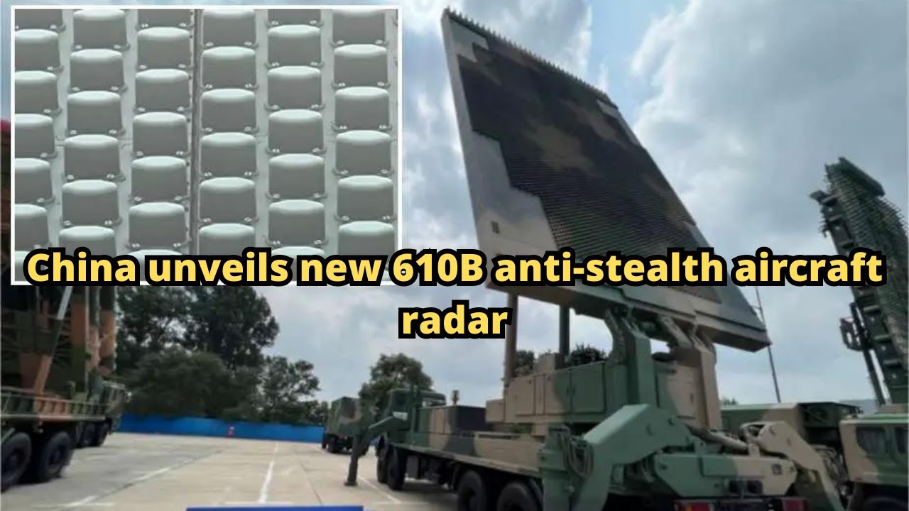 China unveils new 610B anti stealth aircraft radar - YouTube