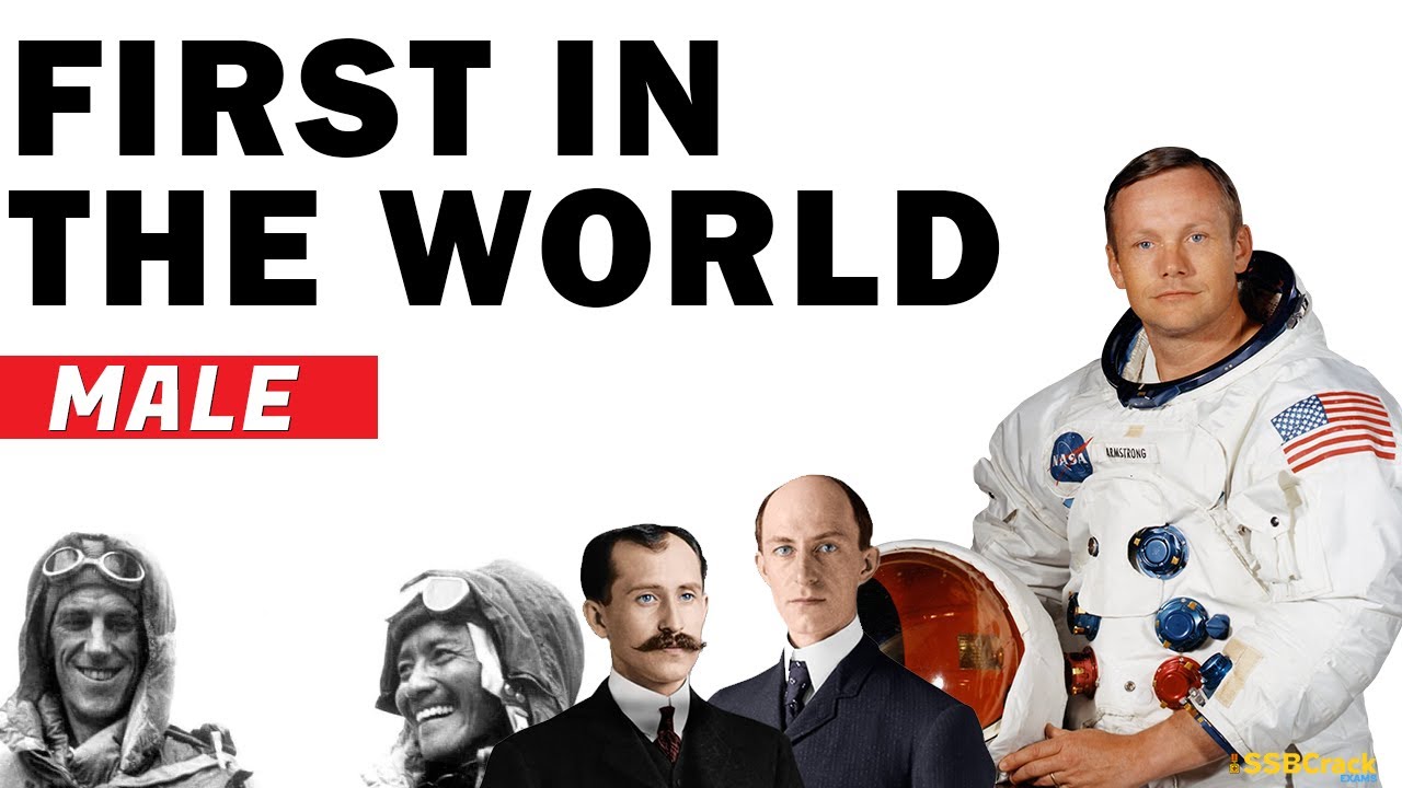 First in the World General Knowledge (Updated List) Male PART - 1 - YouTube