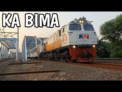 kereta api bima - YouTube