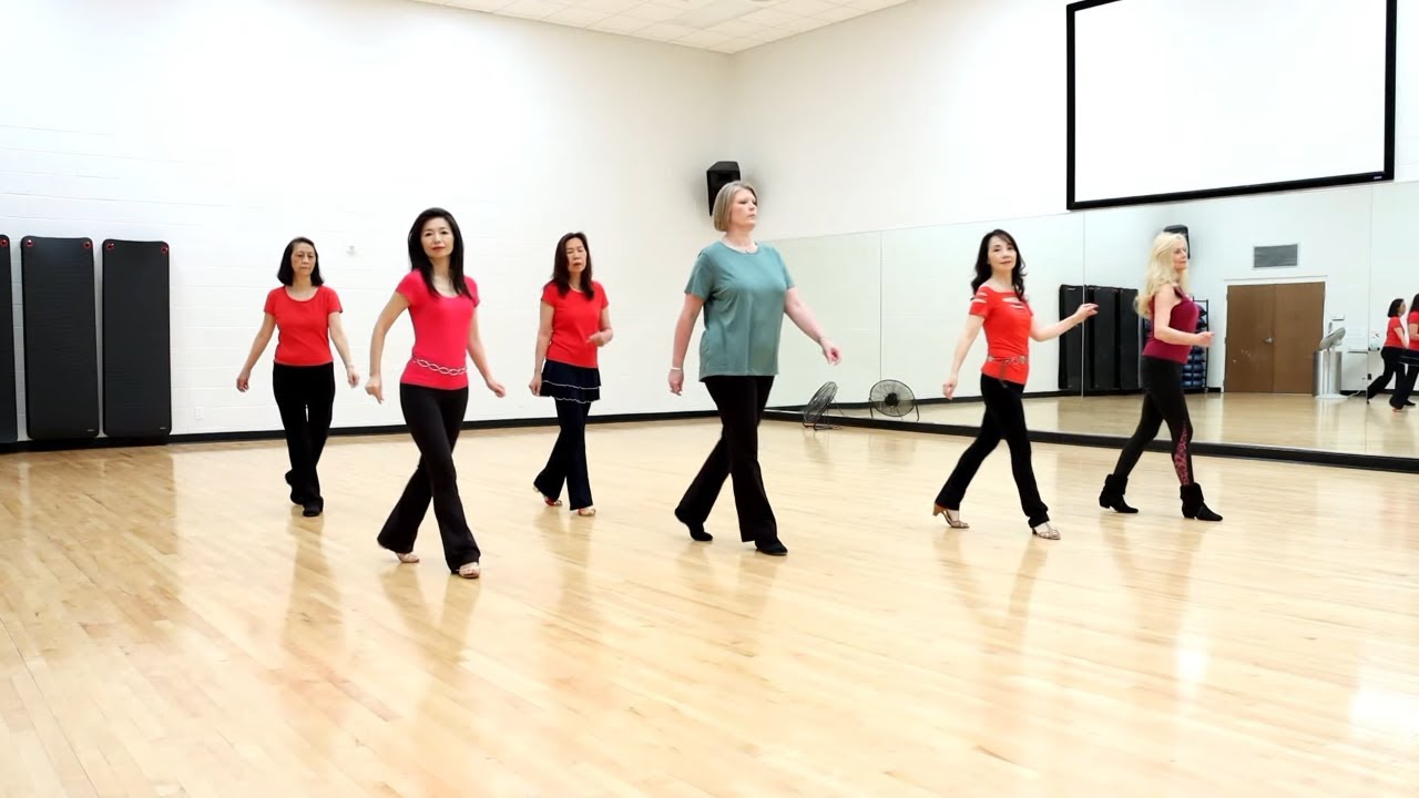 Pull Up a Chair - Line Dance (Dance & Teach in English & 中文) - YouTube