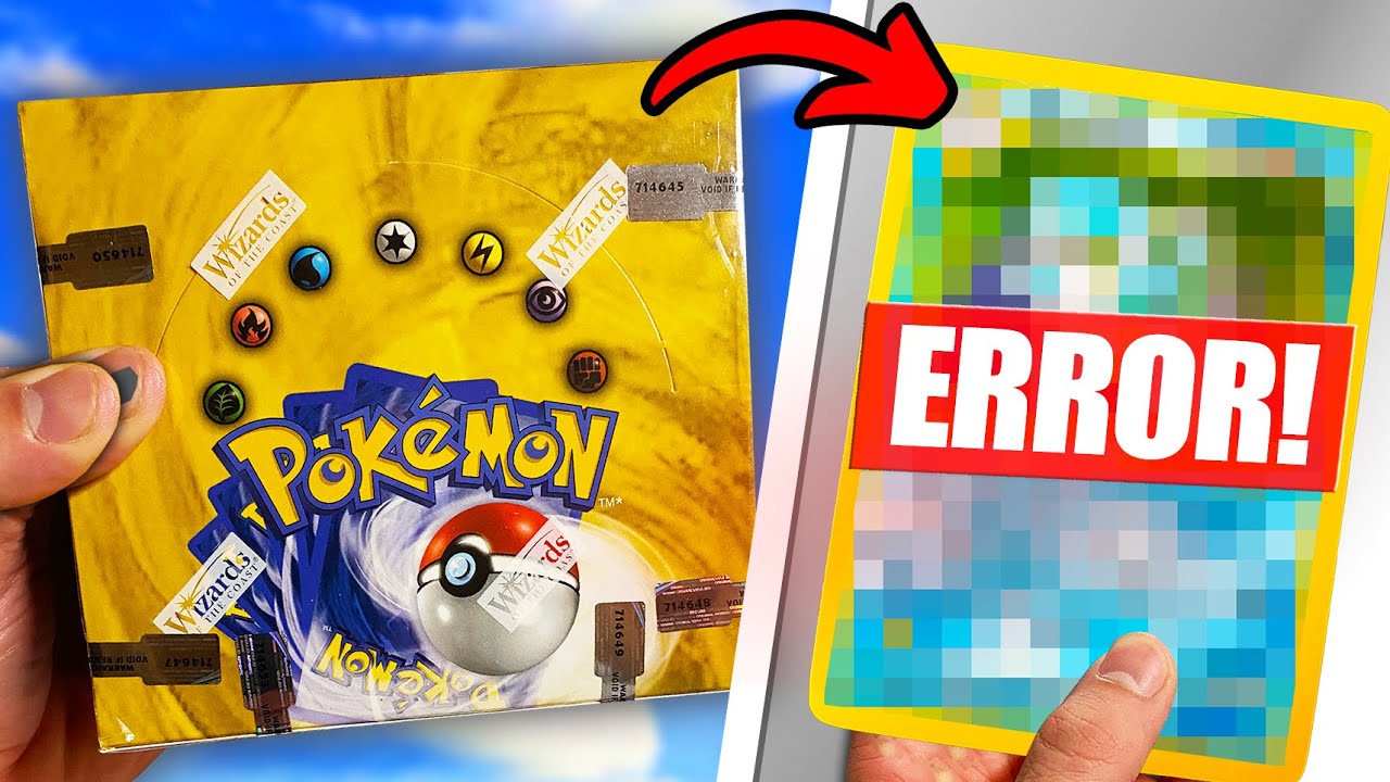 Opening 17 HEAVY Base Set Pokemon Packs !!! (ERROR Pull) - YouTube