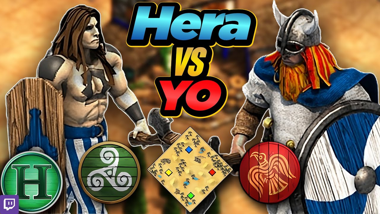 Celts vs Vikings | 1v1 Arabia | vs Yo | AoE2 - YouTube