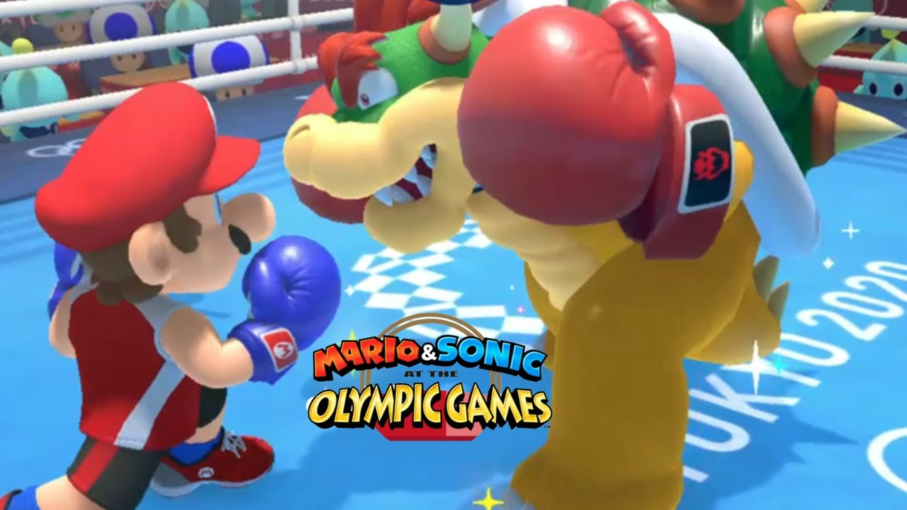 Mario & Sonic At The Olympic Games Tokyo 2020 Boxing Mario VS Bowser ...