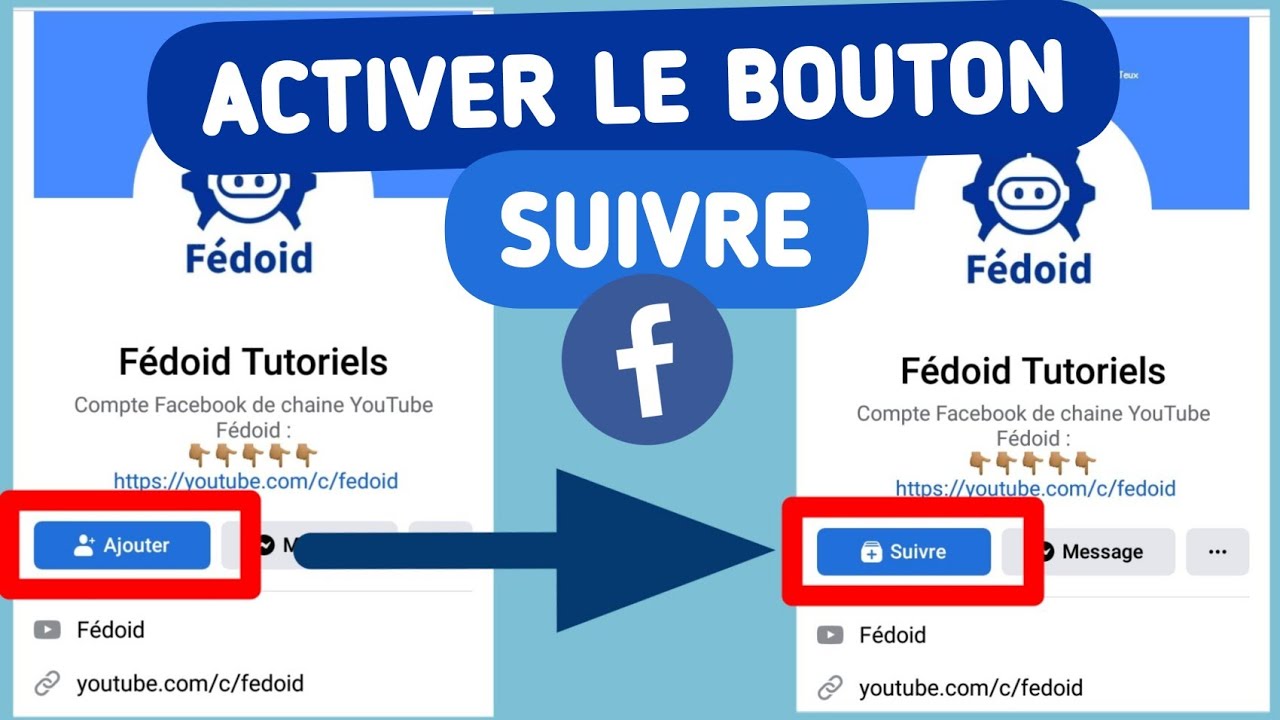 Comment Activer le Bouton SUIVRE sur FACEBOOK | Désactiver le bouton ...
