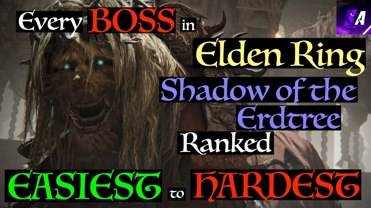 All Elden Ring DLC Bosses Ranked Easiest to Hardest - YouTube