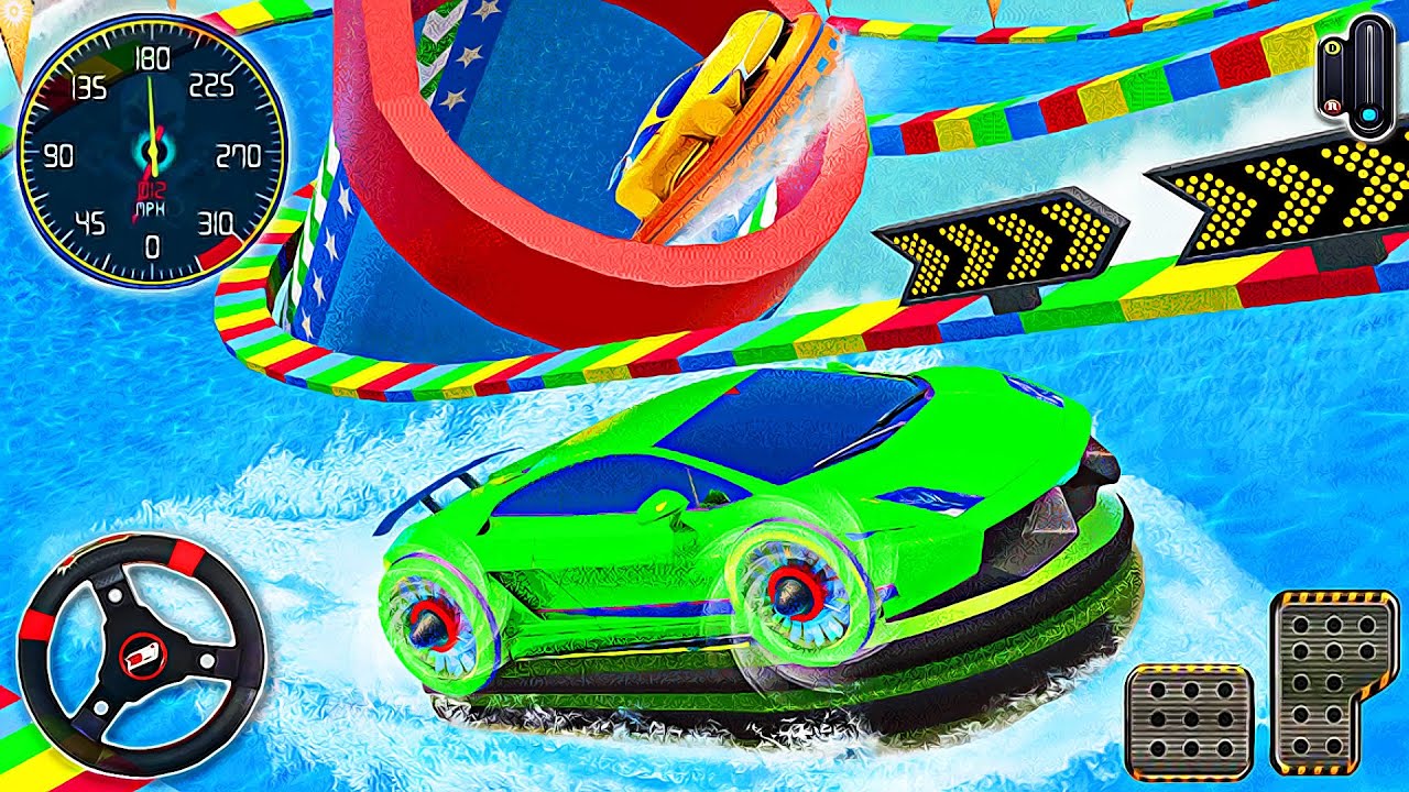 Jetski Speed Boat Racing Stunt - Water Car Mega Ramps Game 3D | Android ...