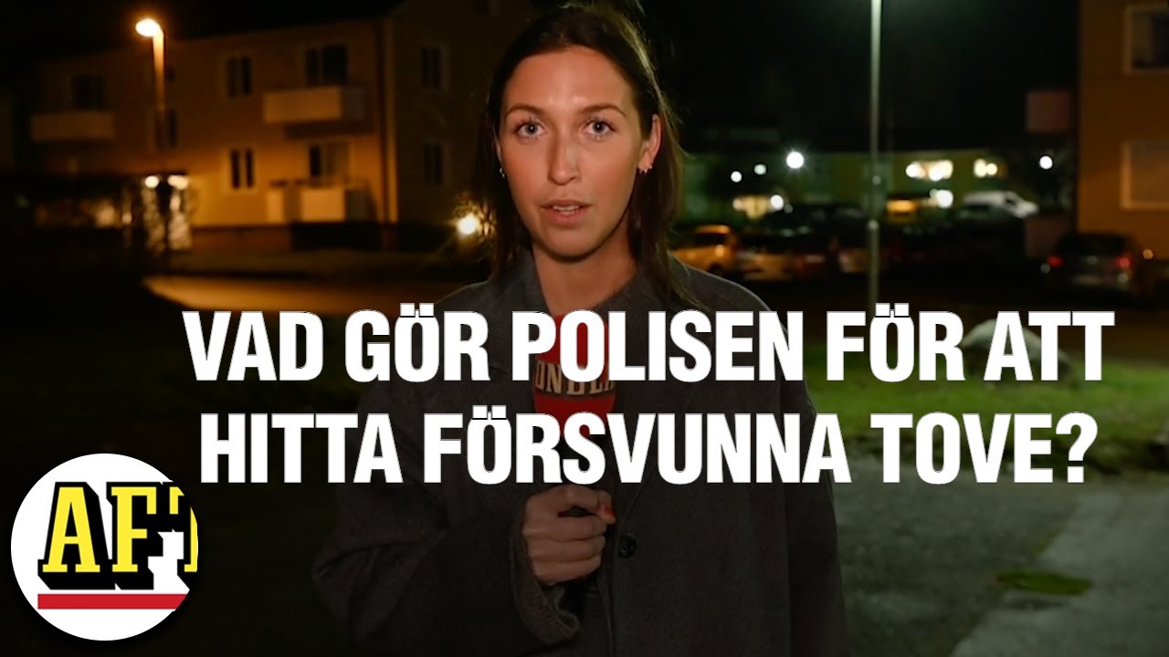 Tove, 21, fortsatt försvunnen i Vetlanda – Aftonbladet på plats - YouTube