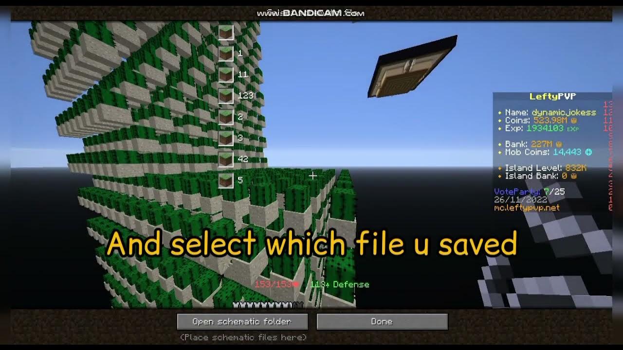 How To Use Schematics In Minecraft : Tlauncher - YouTube