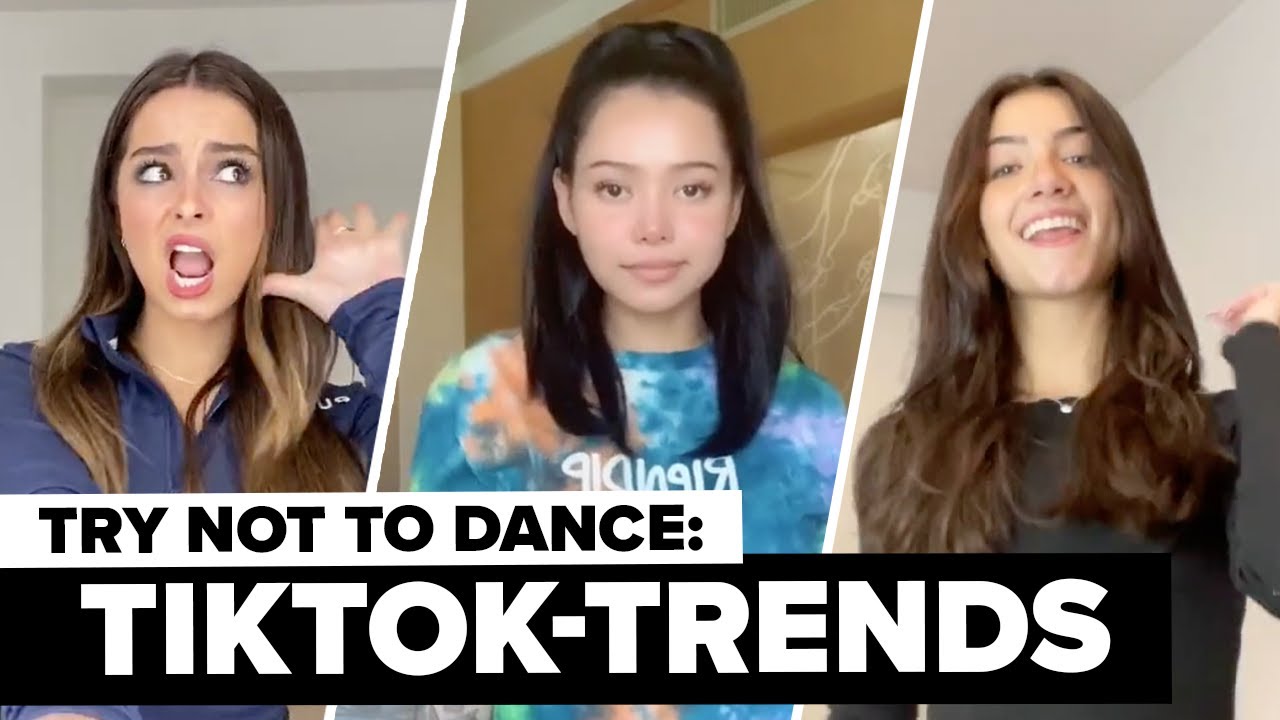 Die 𝙏𝙞𝙠𝙏𝙤𝙠 𝙏𝙧𝙚𝙣𝙙𝙨 2020: Try Not To Dance 😱 mit Addison Rae, Charli D ...