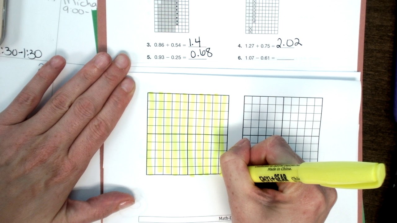 Envision Grade 5 Topic 2 Lesson 4: Modeling Addition and Subtraction of ...