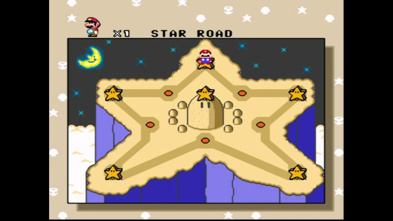 Super Mario World- Sound Star Road - YouTube