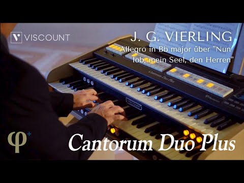Cantorum Duo Plus | J. G. Vierling  - Allegro in Bb major über \