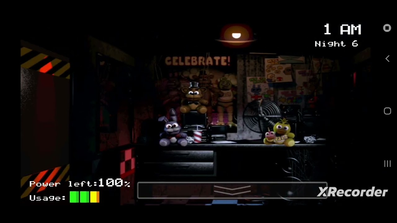 Gameplay de Fnaf 1 (Night 6) - YouTube