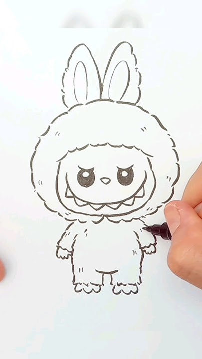 วาด ลาบูบู้ ( Labubu )☆Ep.9/2024☆ How to draw a Cute LABUBU. Easy ...