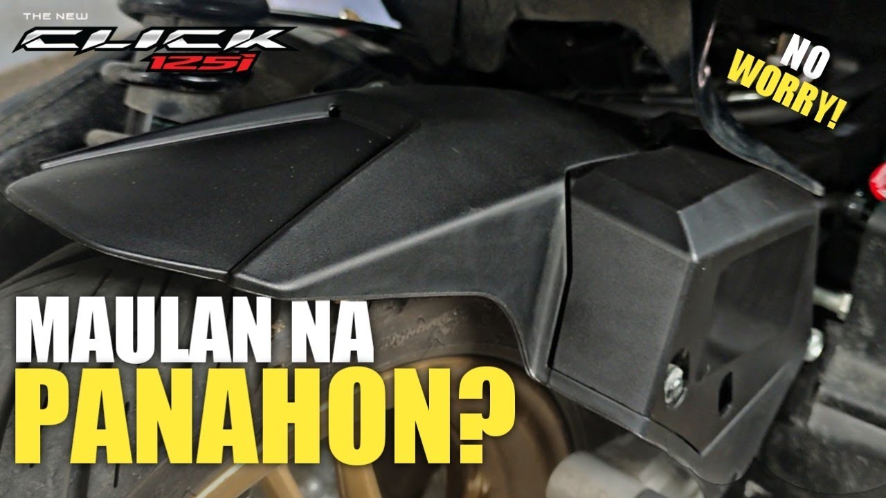 Installing OEM Tire Hugger v2 | Honda Click 125i - YouTube