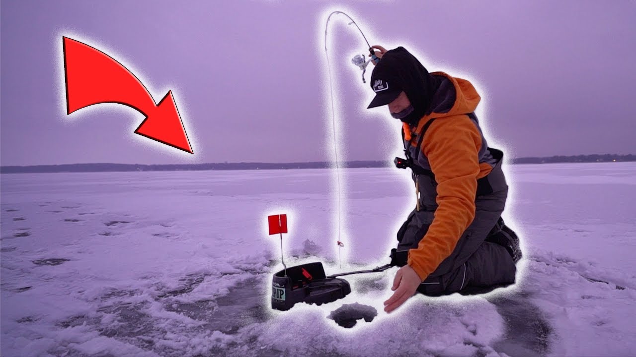 Sunset Walleyes MILLE LACS LAKE (Early Ice) - YouTube