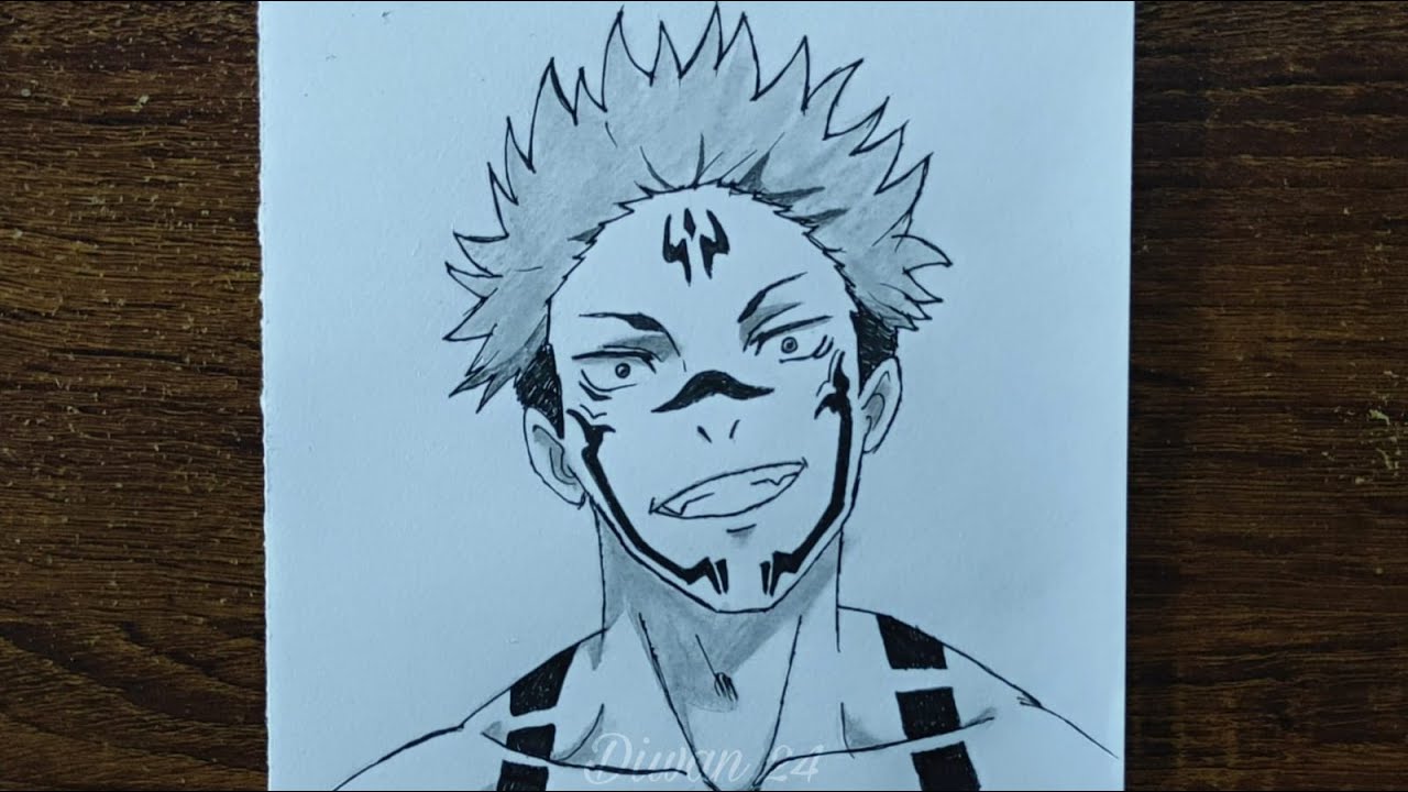 How To Draw Sukuna (Jujutsu Kaisen) | Easy For Beginners, Step By Step ...