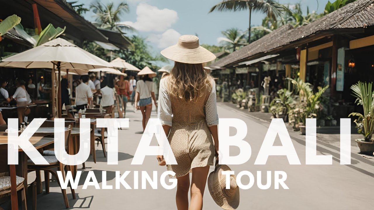 Explore Every Famous Streets of Kuta Bali Indonesia 🇮🇩 | Walking Tour ...