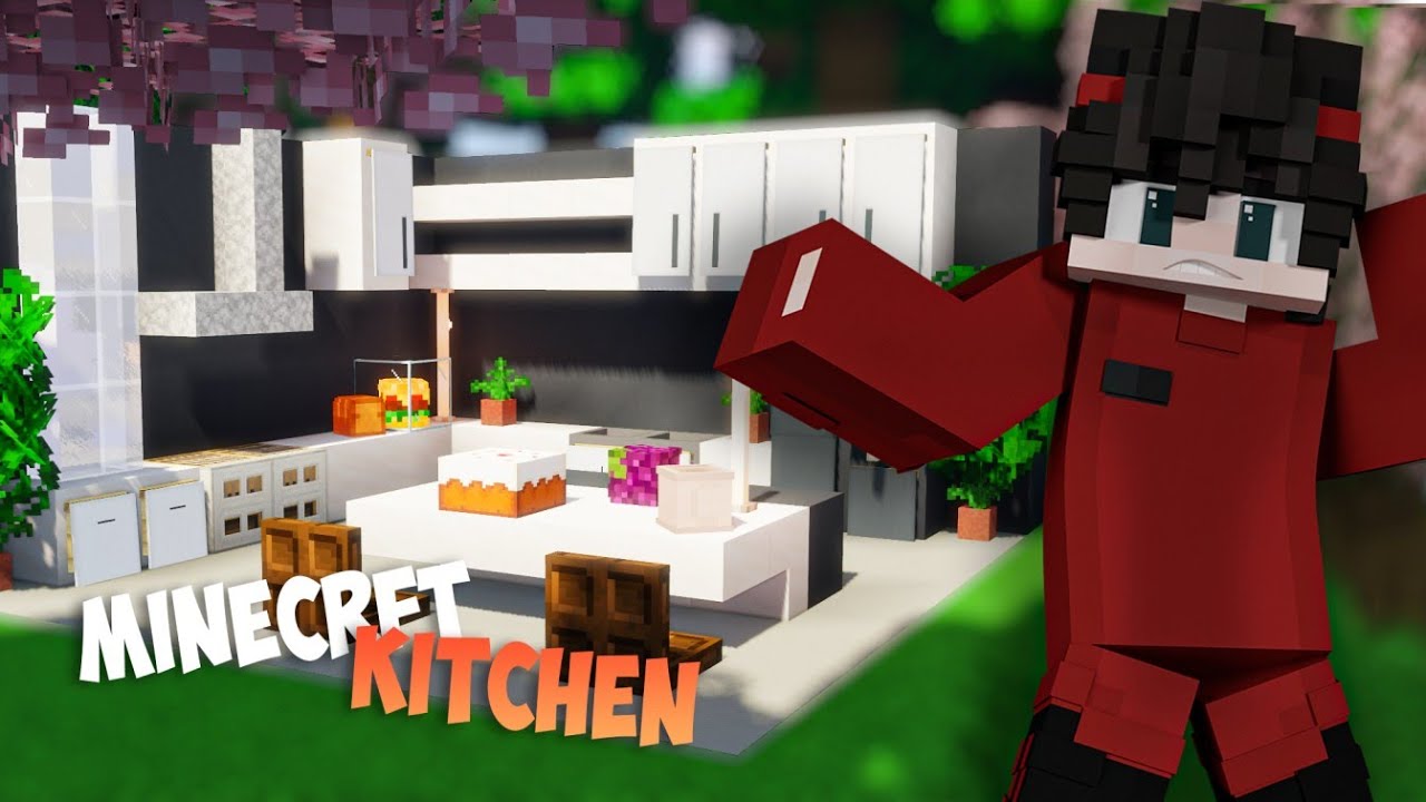 How to build Modern Kitchen in [ Minecraft ] - YouTube