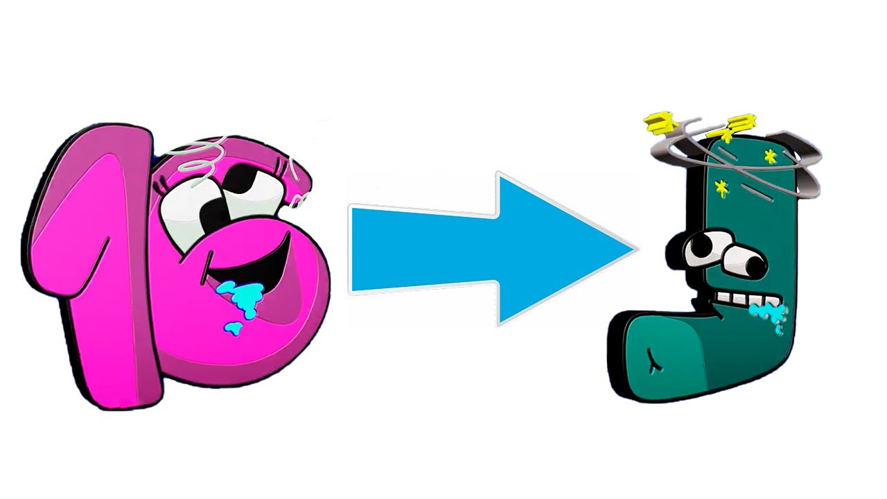 Alphabet Lore Dizzy vs Numbers Lore Dizzy - YouTube