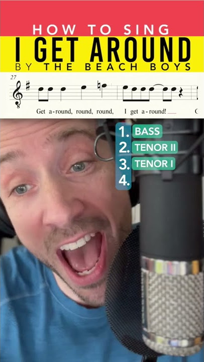 How to Sing Beach Boys I Get Around - YouTube Music