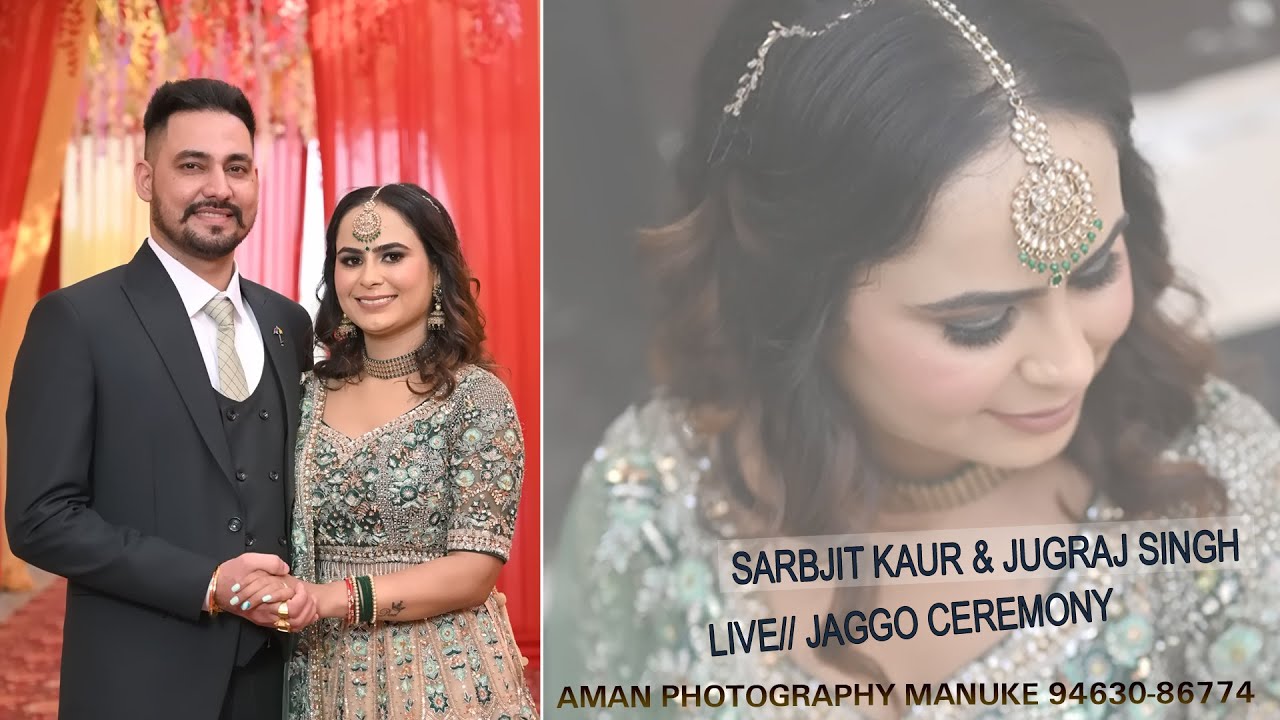 LIVE // VATNA & JAGGO CEREMONY // SARBJIT KAUR & JUGRAJ SINGH // - YouTube