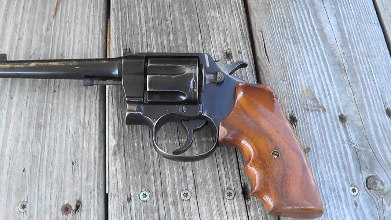 Colt New Service Made 1933 - YouTube
