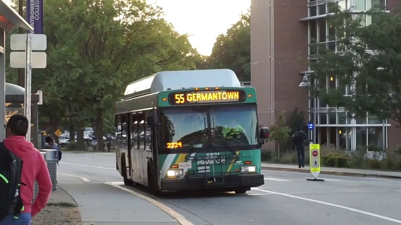 Montgomery County Transit Ride On 2005 New Flyer C40LF #5831 - YouTube