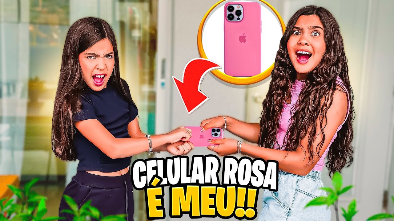 LORENA E MANU QUEREM O MESMO CELULAR ROSA *E AGORA QUEM VAI FICAR COM ELE ? - YouTube