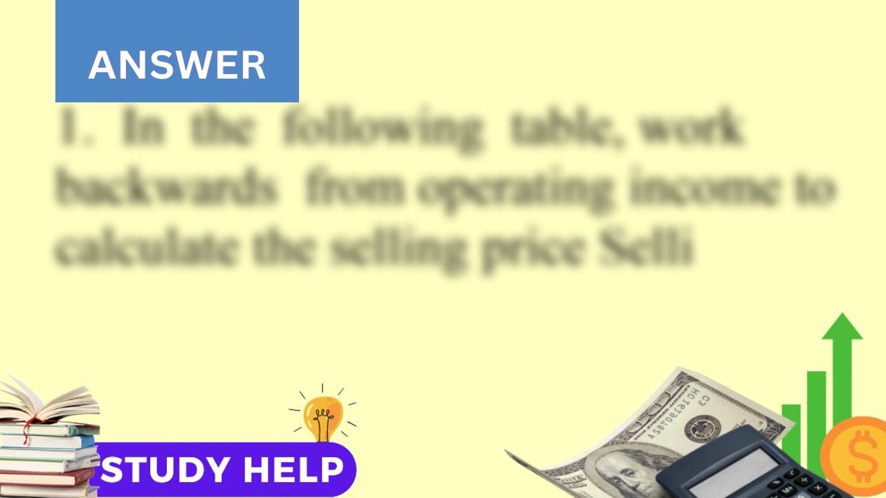 The new CEO of Roile Manufacturing has asked for a variety of ...