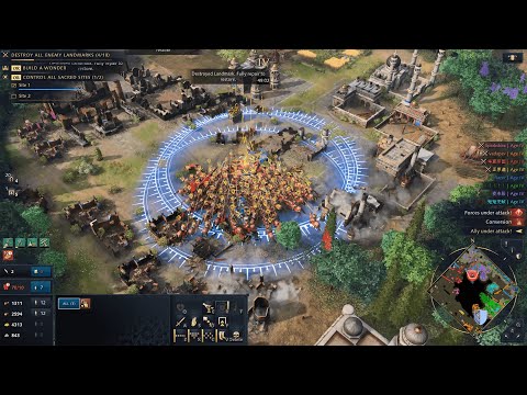 BIGGEST WOLOLO MOMENT EVER in Age of Empires 4 [TRIPLE WOLOLO]