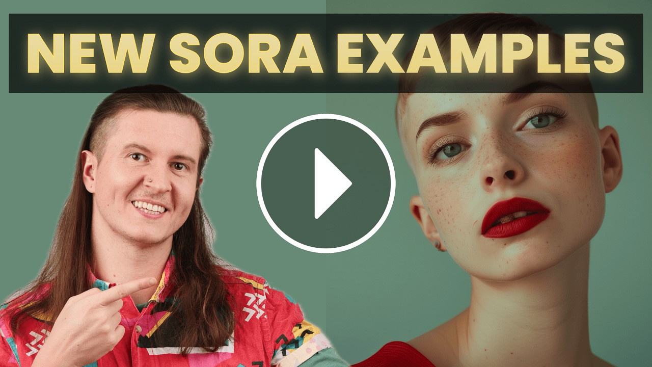 NEW SORA Examples are EPIC & Generate AUDIO + VIDEO Together! - YouTube