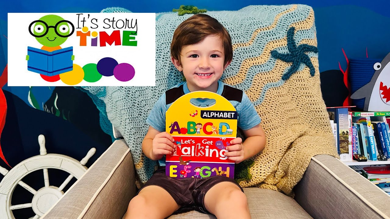 Story Time with Riddick Reading Let's Get Talking Alphabet | Kids Book ...