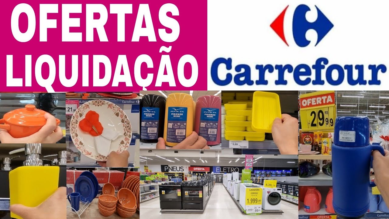 SUPERMERCADO CARREFOUR - ACHADOS EM OFERTAS PARA O LAR - promoção E ...