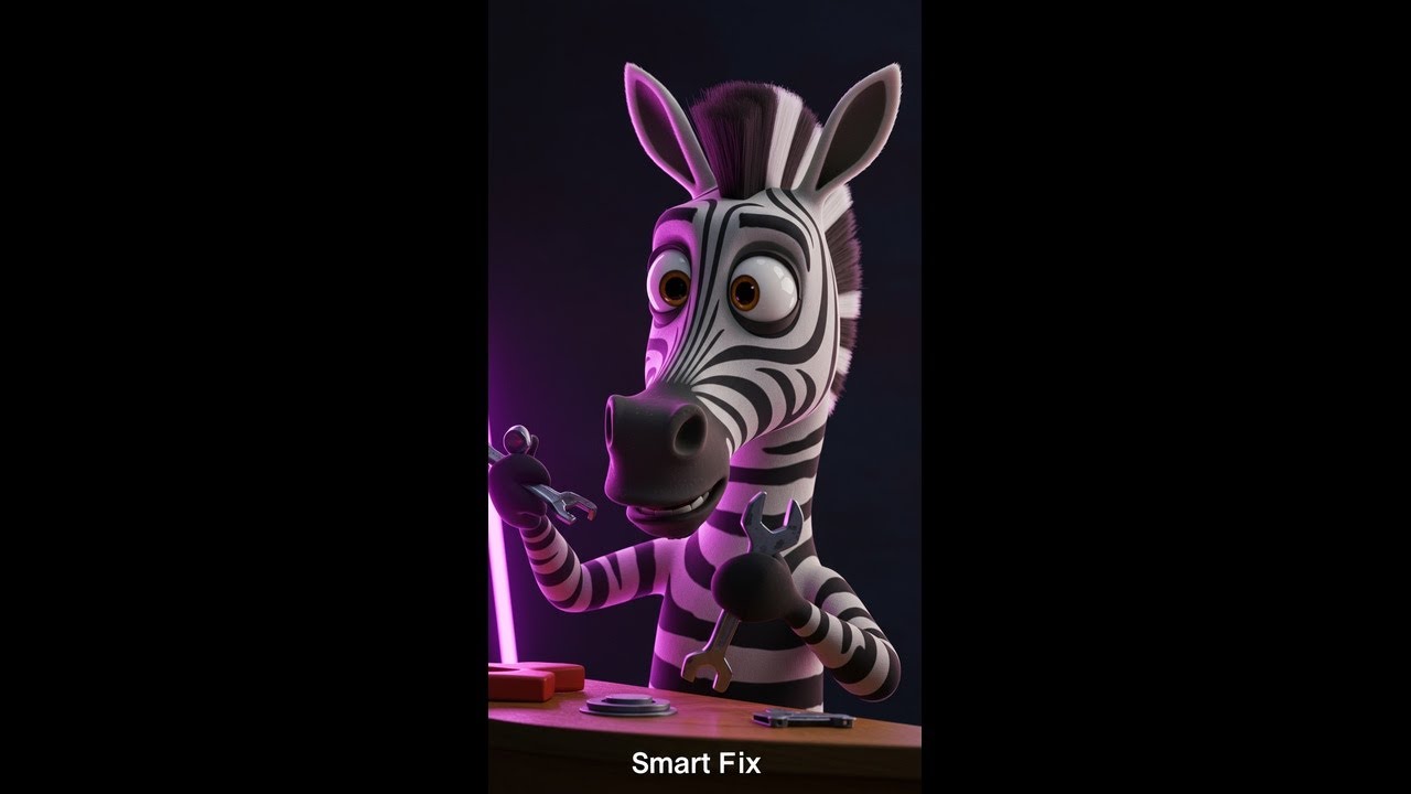 Zebra and Train at Tool Bridge | Smart Fix - YouTube