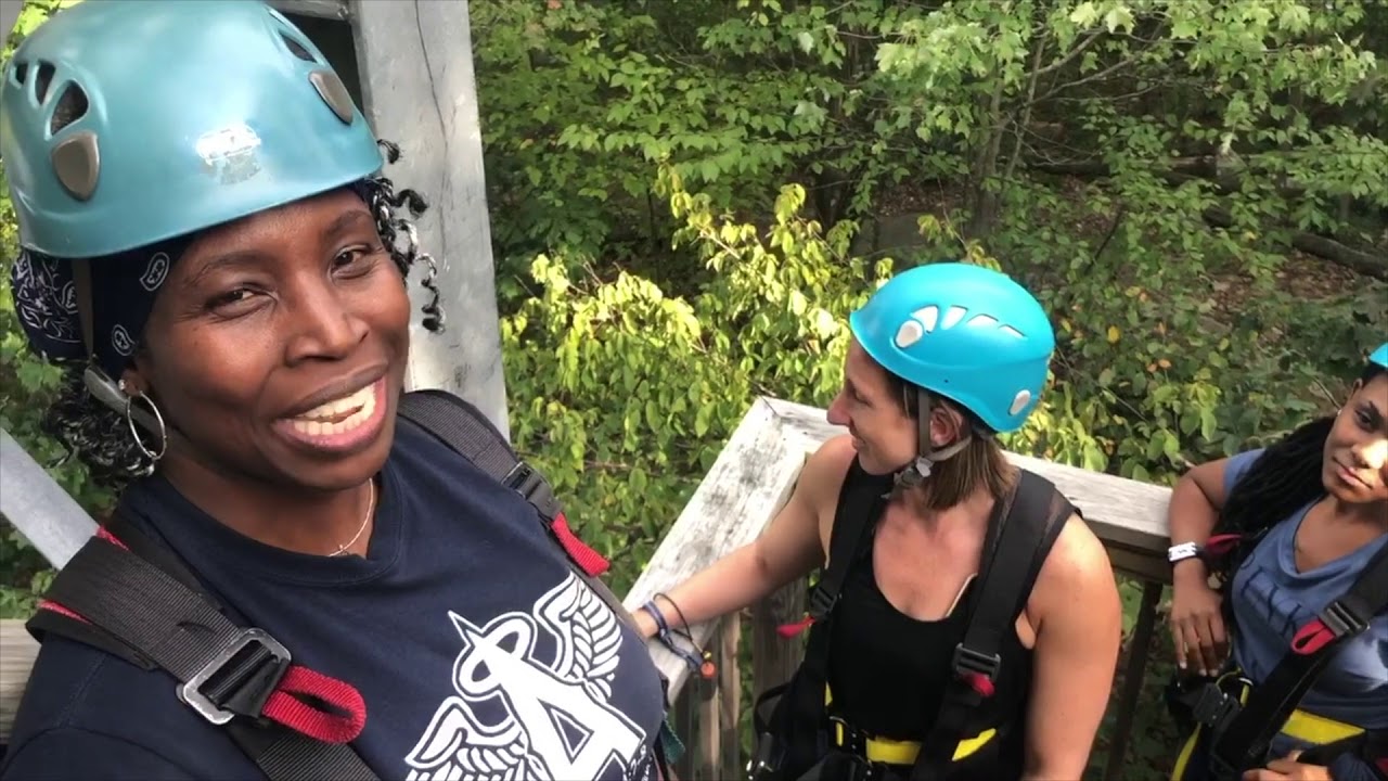 Conquer your fear of heights zip lining, how to's | letmebemenj - YouTube