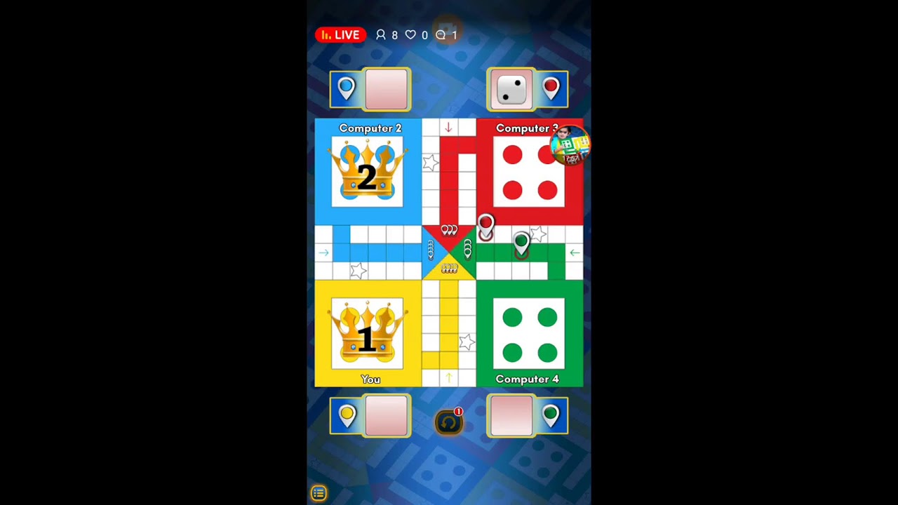 live ludo King Gameplay | ludo 4 player gameplay - YouTube