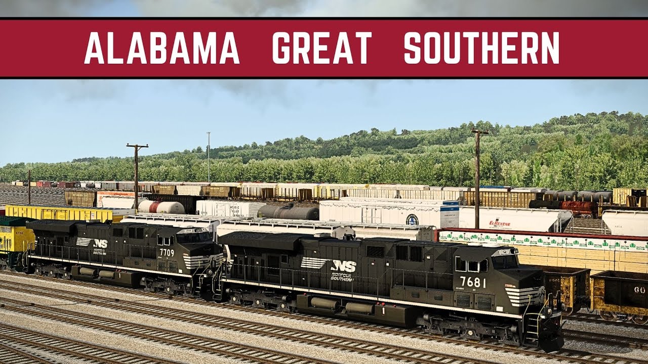 Alabama Great Southern - NS line thru the heart of 'Bama || First Look ...