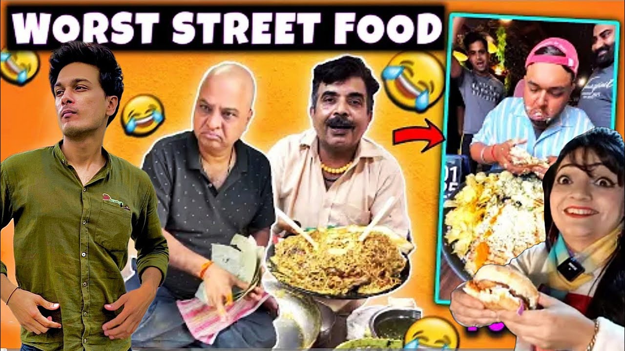 FOOD VLOGGERS 😈 Hahahahaha - ROAST || CRINGE INDIAN STREET FOOD ...