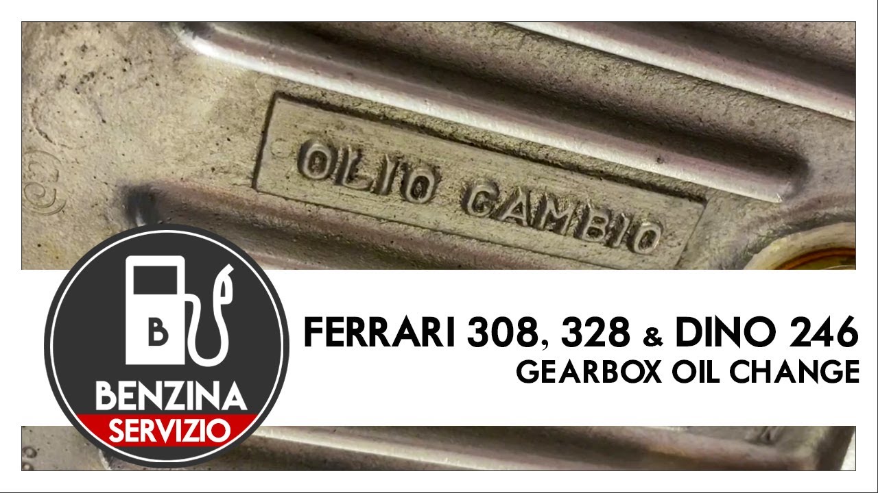Ferrari 308, 328 & Dino 246 Servizio - Gearbox Oil Change - YouTube