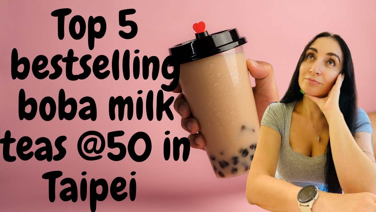 Trying the bestselling teas in a 50 Lan Boba Tea Shop in Taipei! - YouTube
