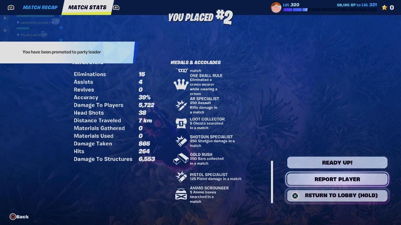 Fortnite 2nd Place - YouTube