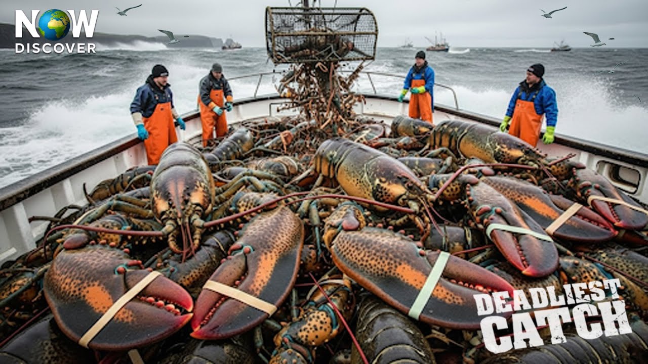 Fishing Documentary | How Harvesting 10 Tons of Lobster Earns $2 ...