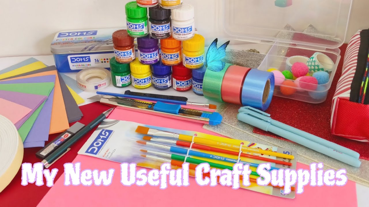 My New Useful Craft Supplies Haul 🌷 || Craft Supplies Haul ...