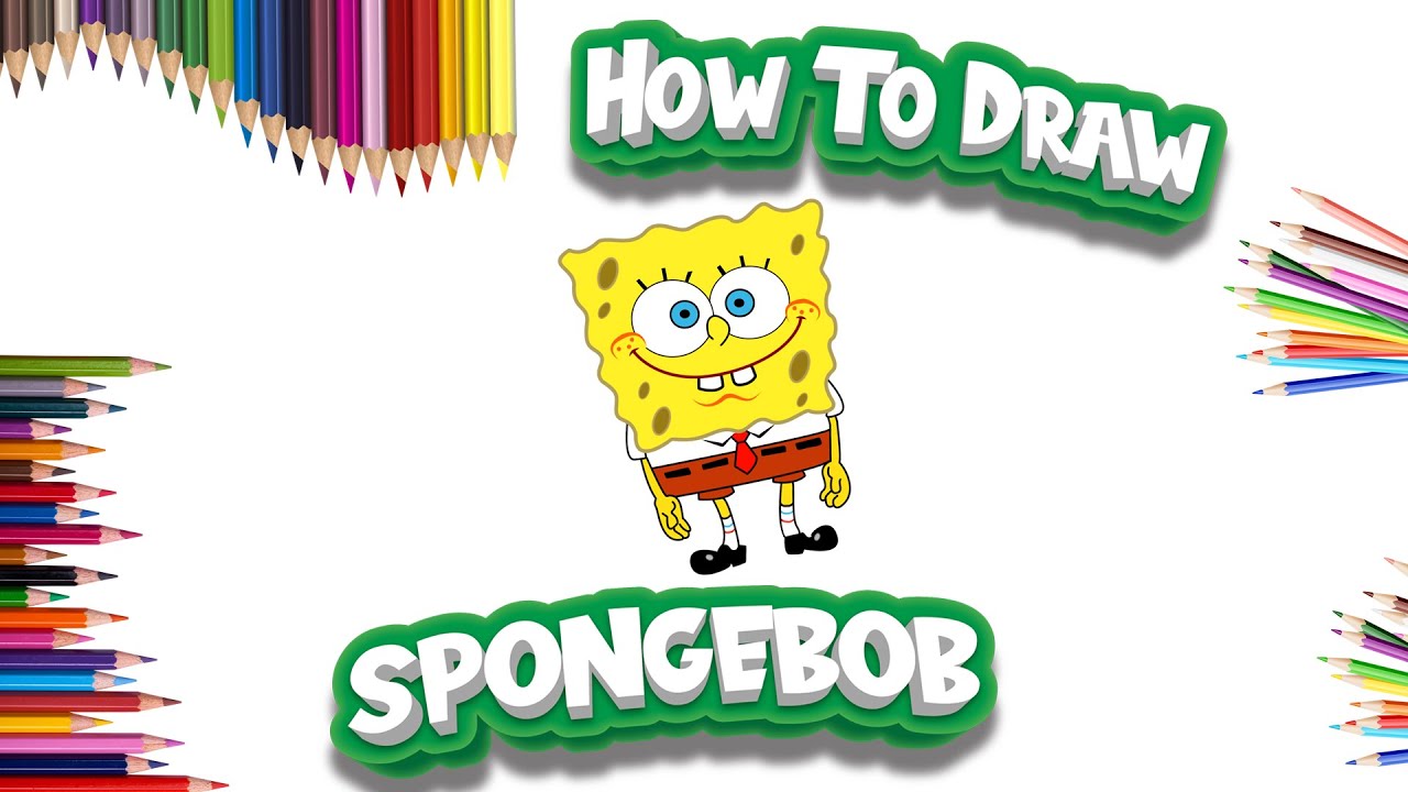 How to Draw SpongeBob | Sponge Out of Water | Nirmanika Arts - YouTube