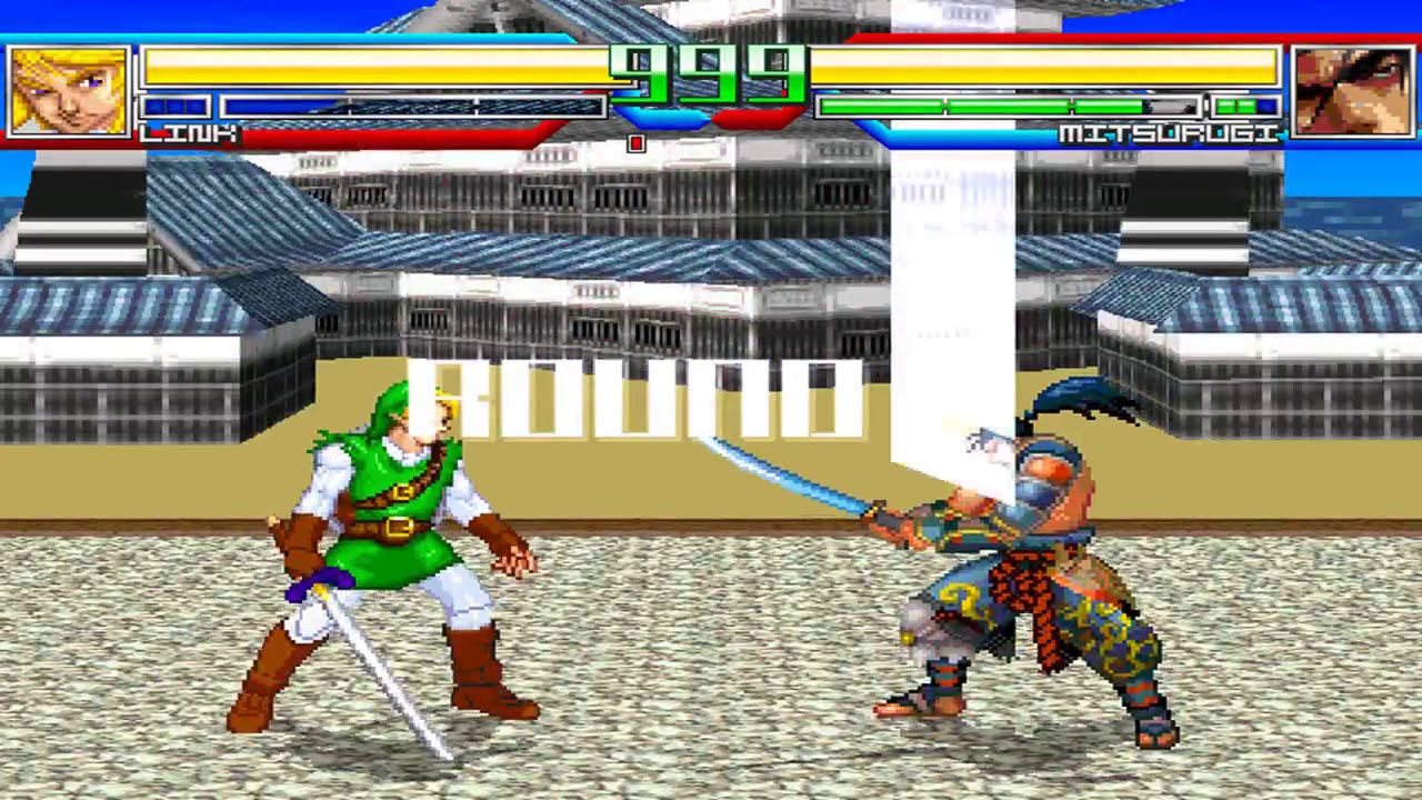 NICK54222 MUGEN: Link (me) VS Mitsurugi (CVS Artist) - YouTube