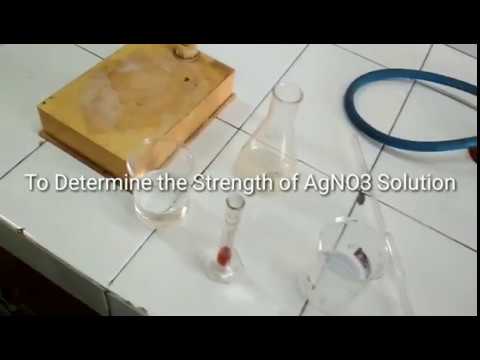 To determine the strength of AgNO3 Solution | Experiment | By CBR - YouTube