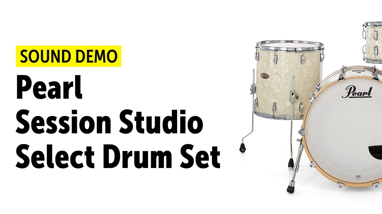 Pearl Session Studio Select Drumset - Sound Demo - YouTube
